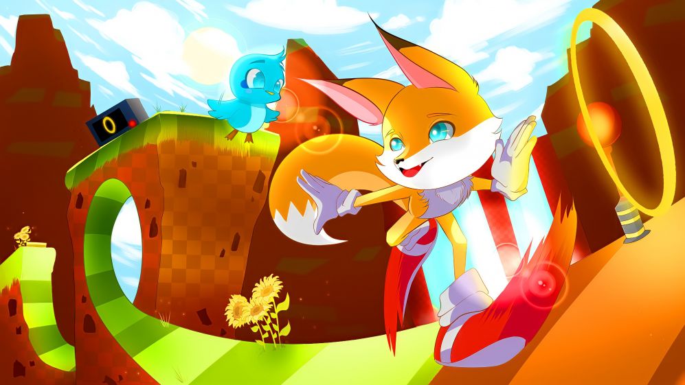 ¡Fenix in the Sonic world! Now Fenix has come to Green Hill zone. This ...