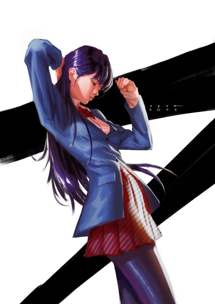 Komi fanart from Komi Can't Communicate