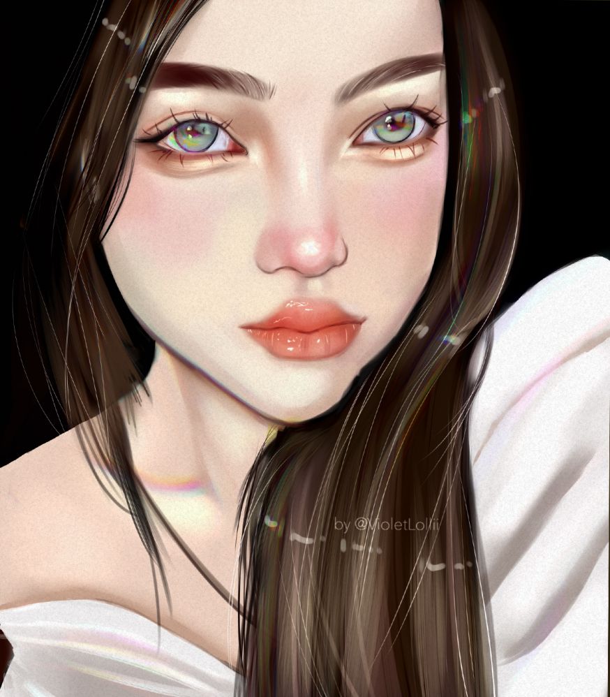 Portrait Study Decided to get reacquainted with Paint Tool Sai (did some touching up in ...