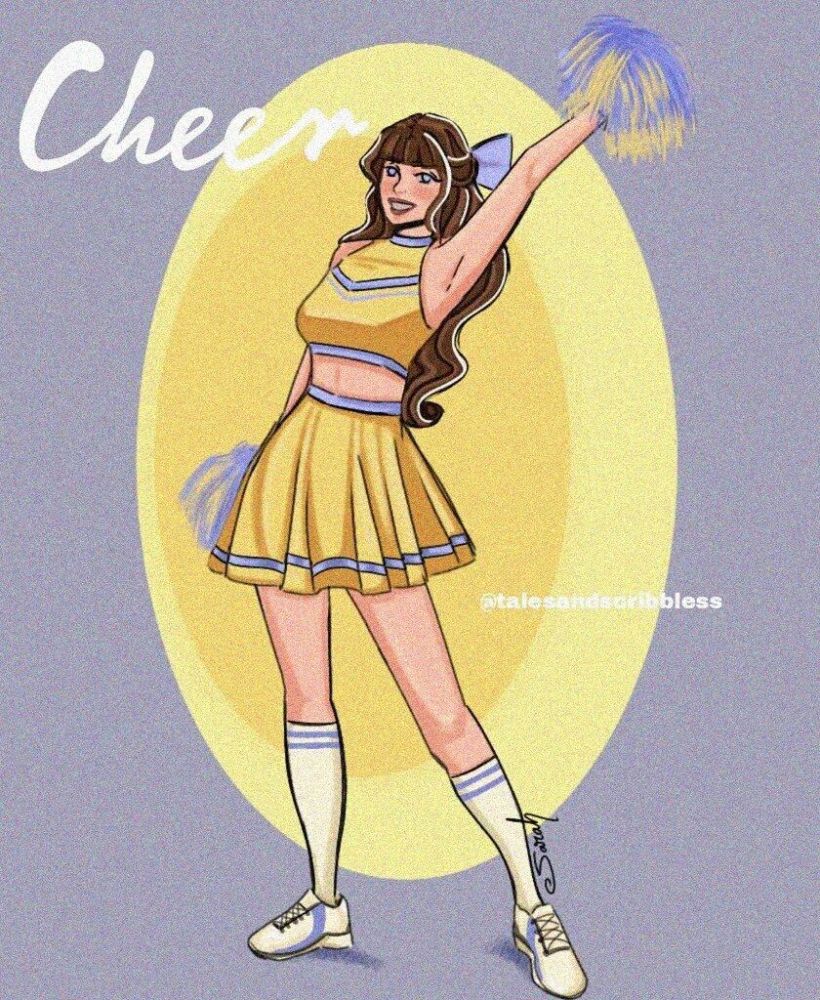Cheerleader 💜💛