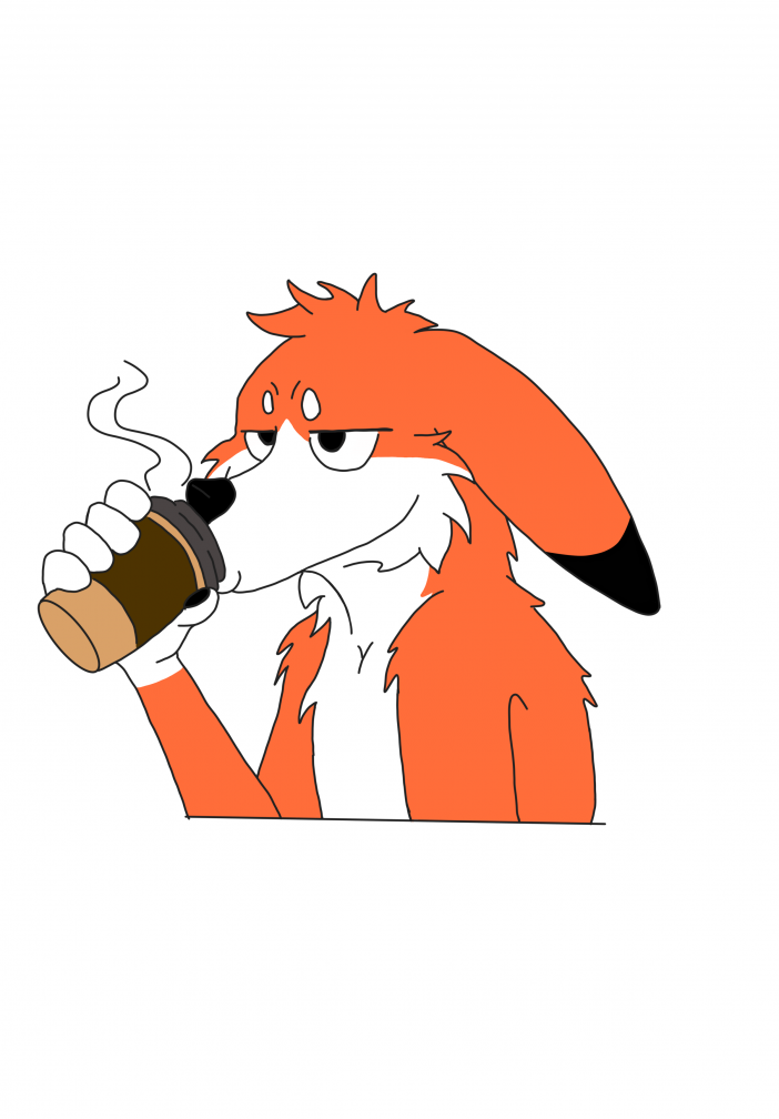 This is my version of the Fenix emoji love, sleepy, angry, drinking coffee, and sad/ devastated ...