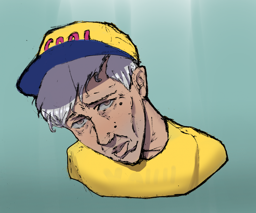 boomer tryinh to look cool and "hip" (i just aged another dude) the ...