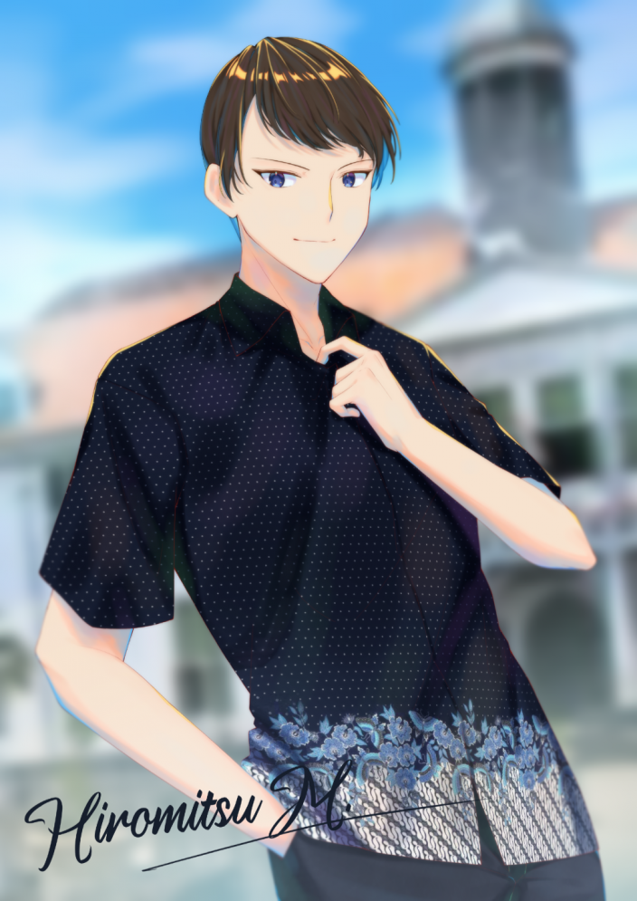 Hiro wearing batik cuz my random dream says so