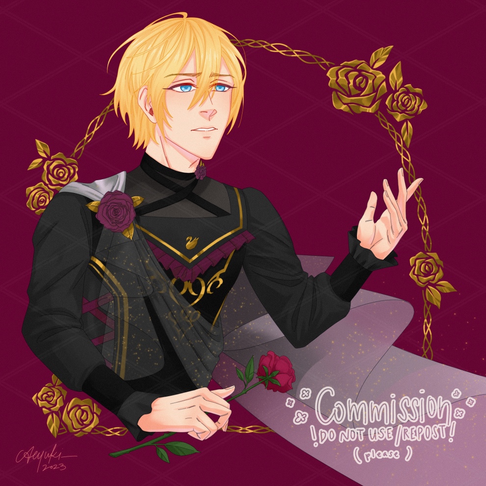 ENSEMBLE STARS Eichi Tenshouin ー Secret Swan 🦢 This commission was a ...