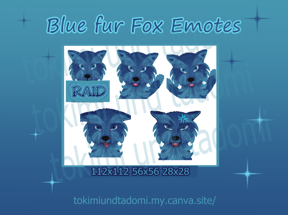 This little fur fox is available as emotes too. You can use them on ...