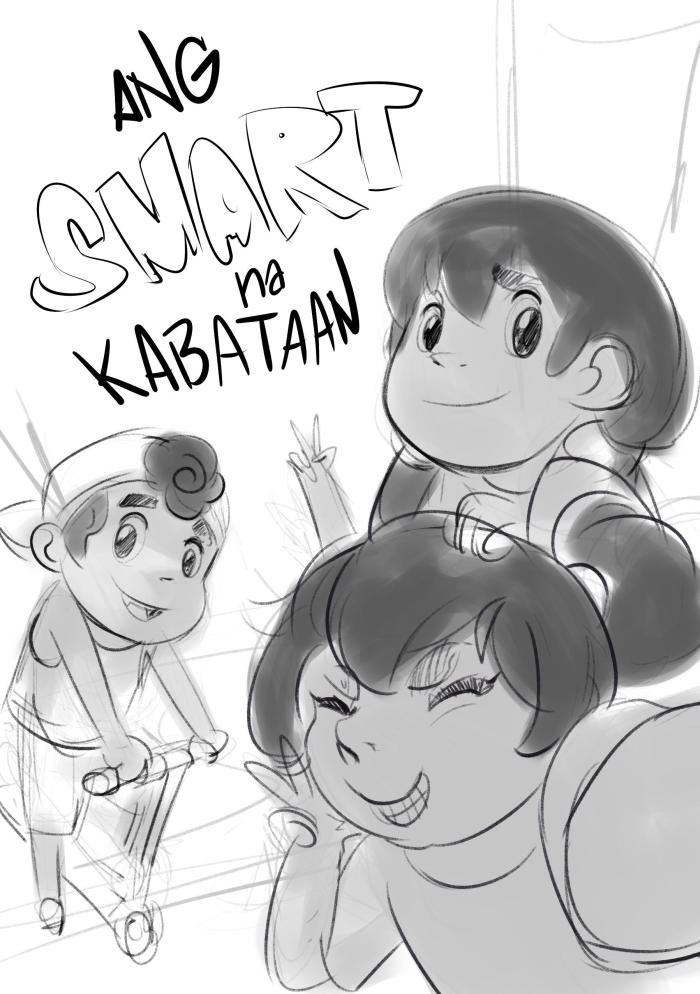 This is a cover for Meric Mara's children's book titled Ang MaHUSAY Online.