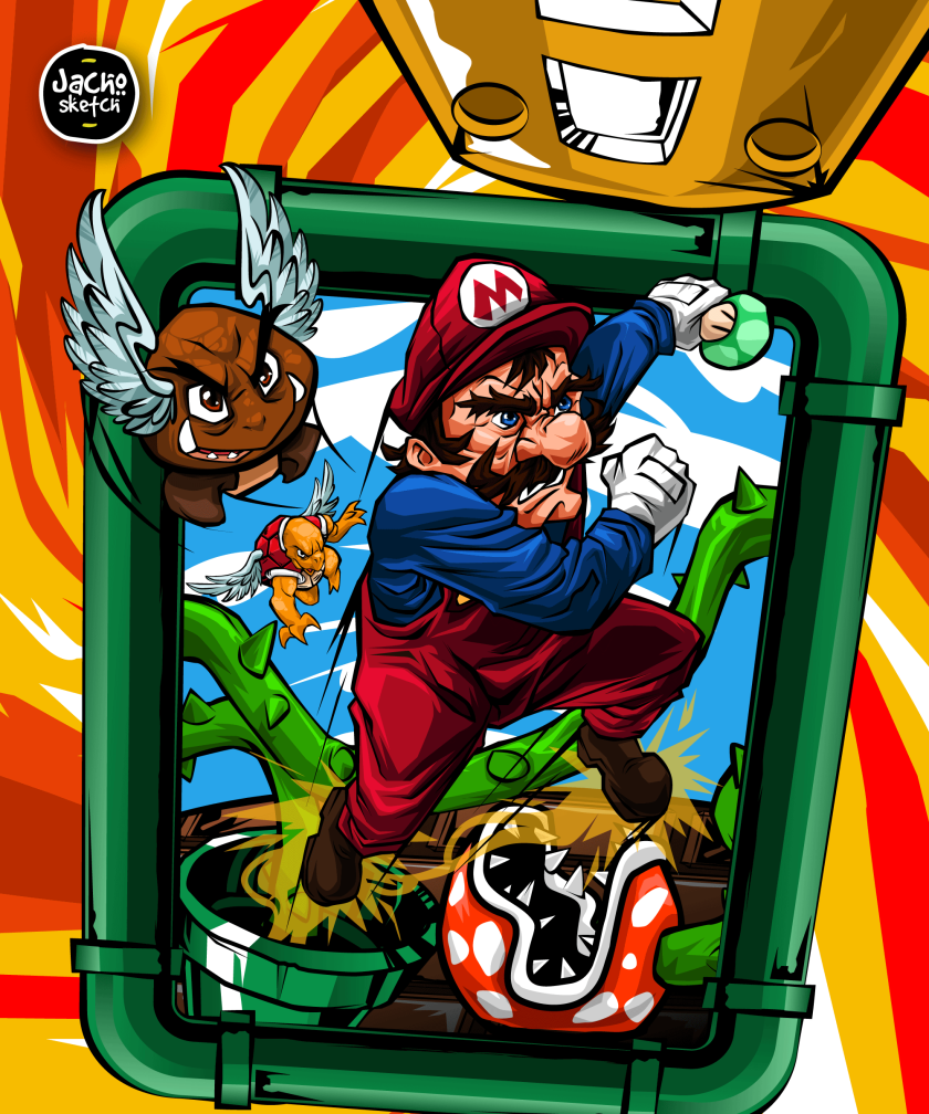 SUPER MARIO BROS VECTOR ART