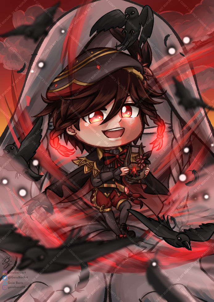 Red Venti for halloween commissioned piece!!! color palette reference ...