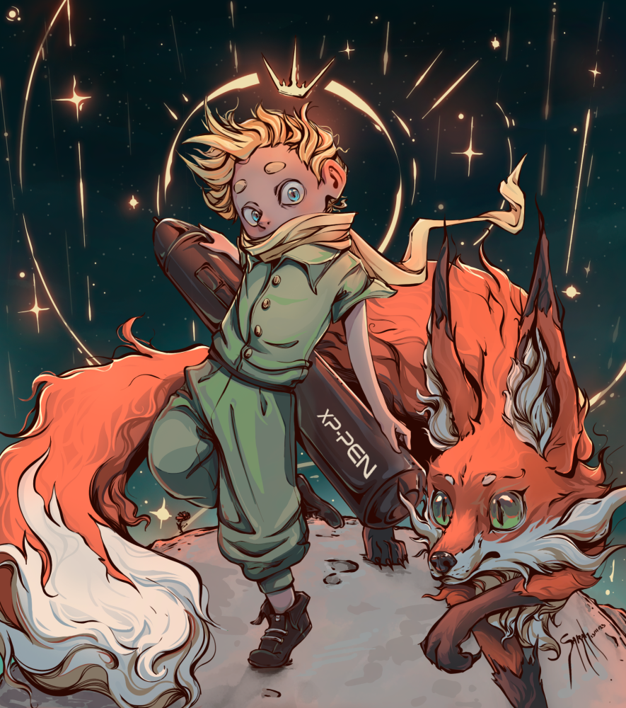 My entry for the little prince drawing contest :) I loved making this ...