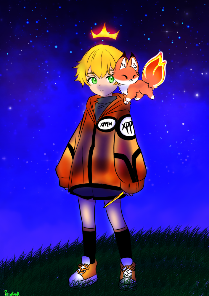 the wizard prince and her bestfriend they adventuring the wizard place