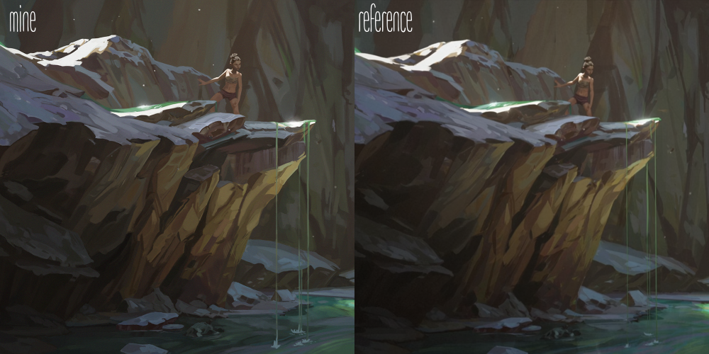 Study from a still from Arcane