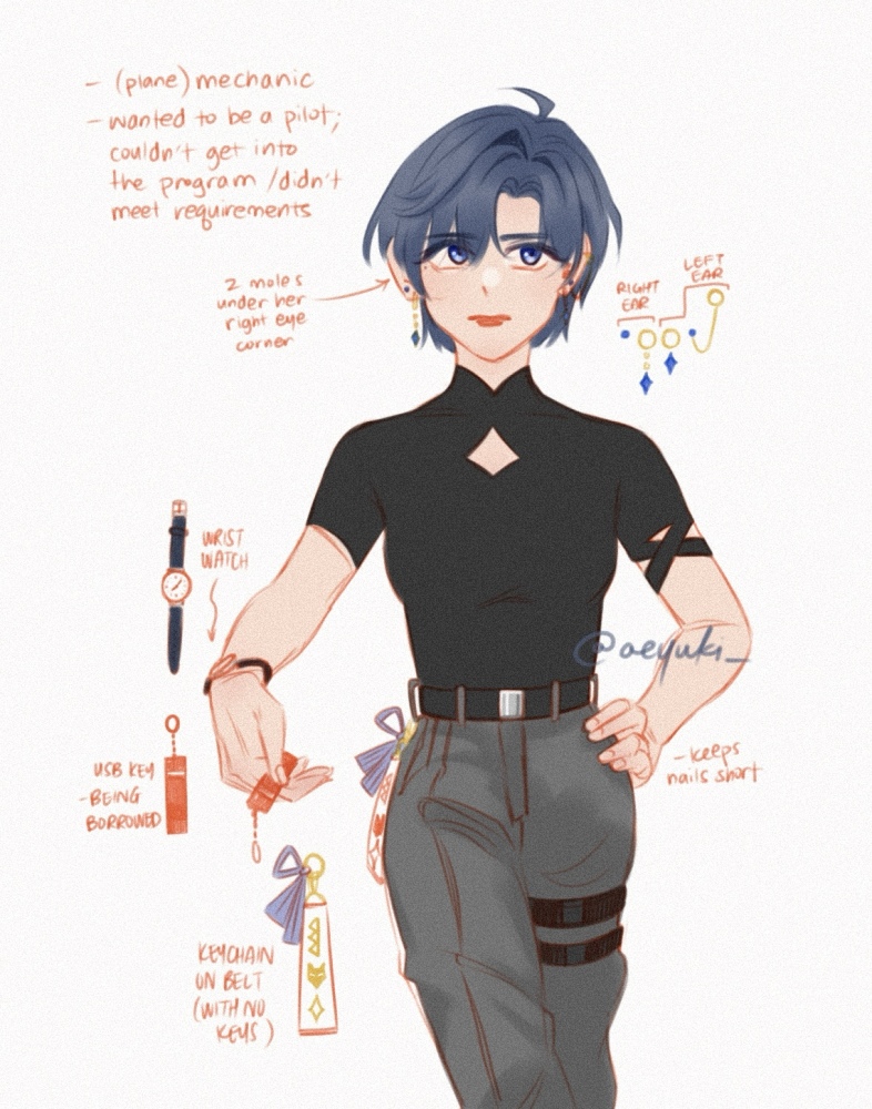 New OC (Unnamed still) Reference sheet