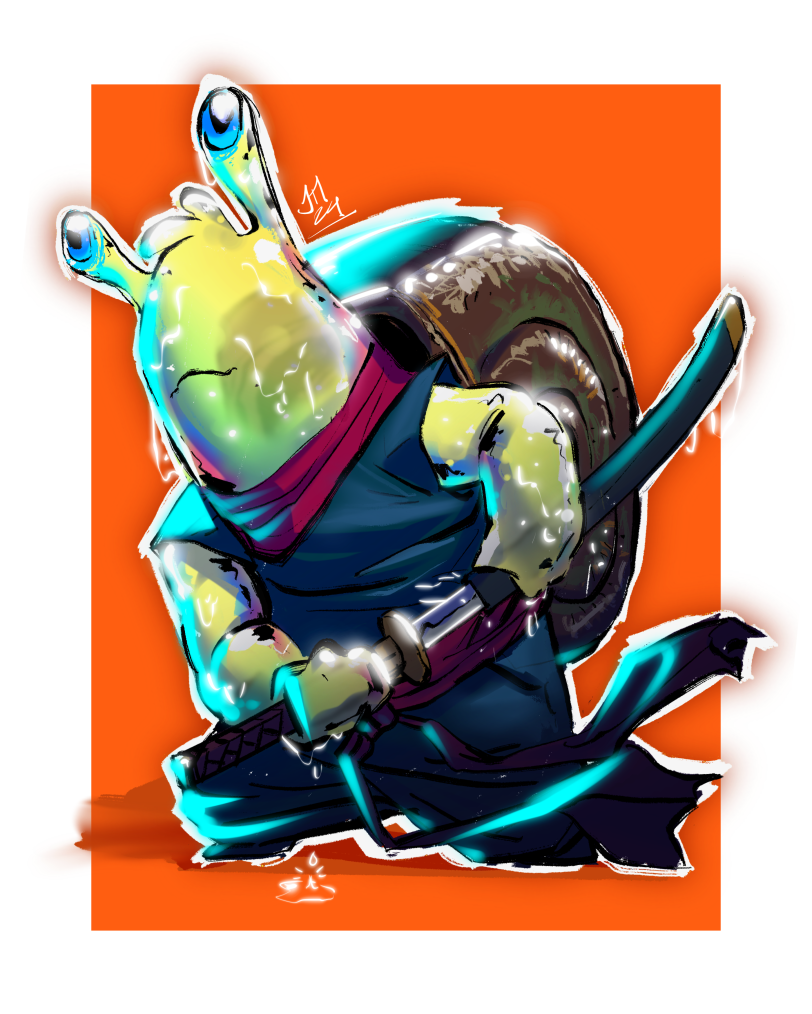 kENJU-SNAIL, THE SLUG SWORD