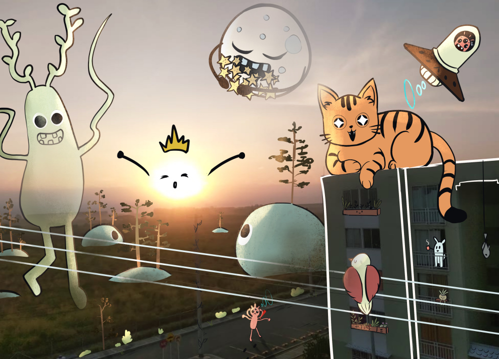 Many things happening at dawn