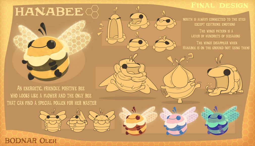 Hanabee - a magical pet of a honey wizzard. Hana - flower ( from ...