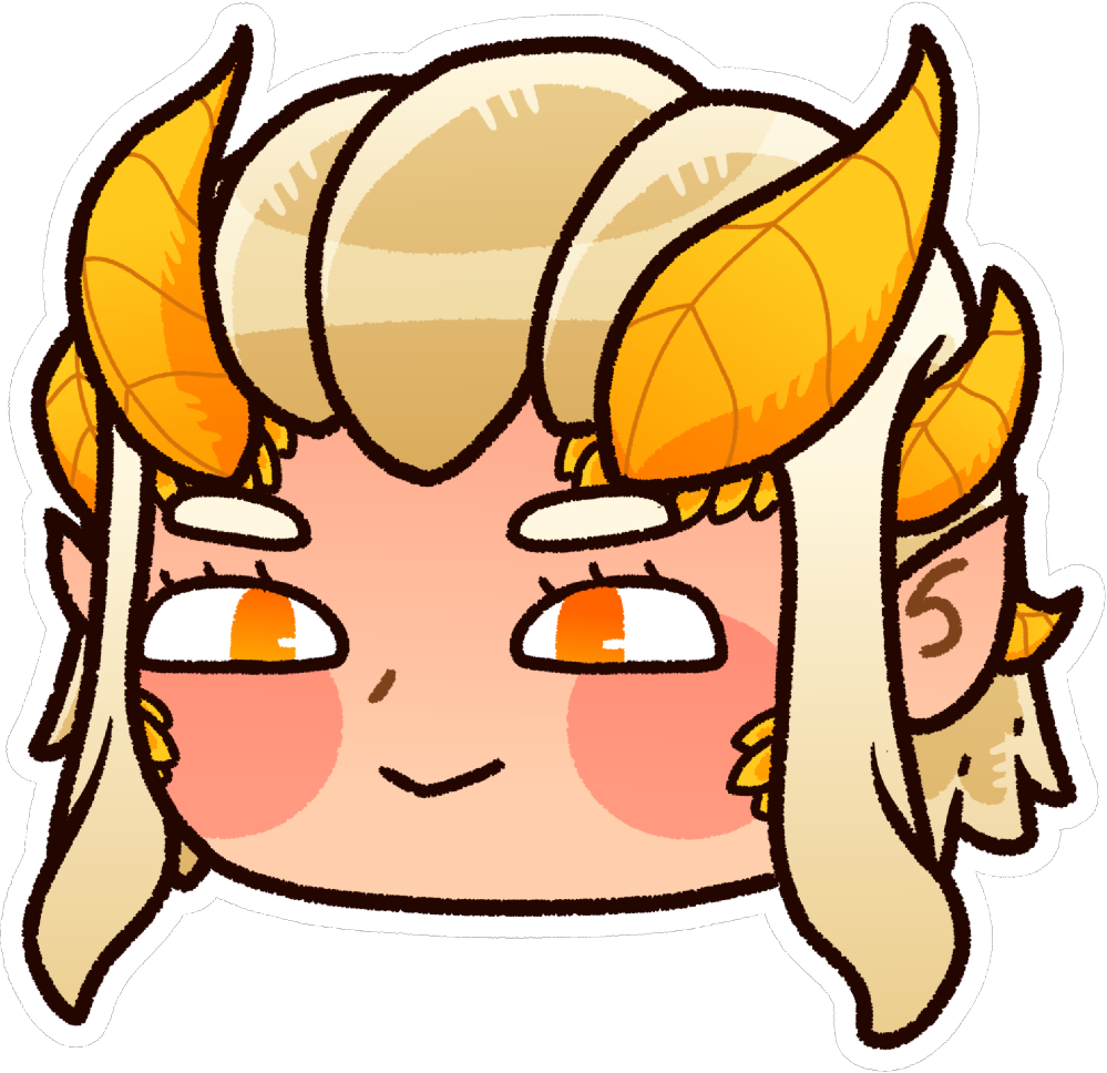 New sticker series! ft. moot's OC #8