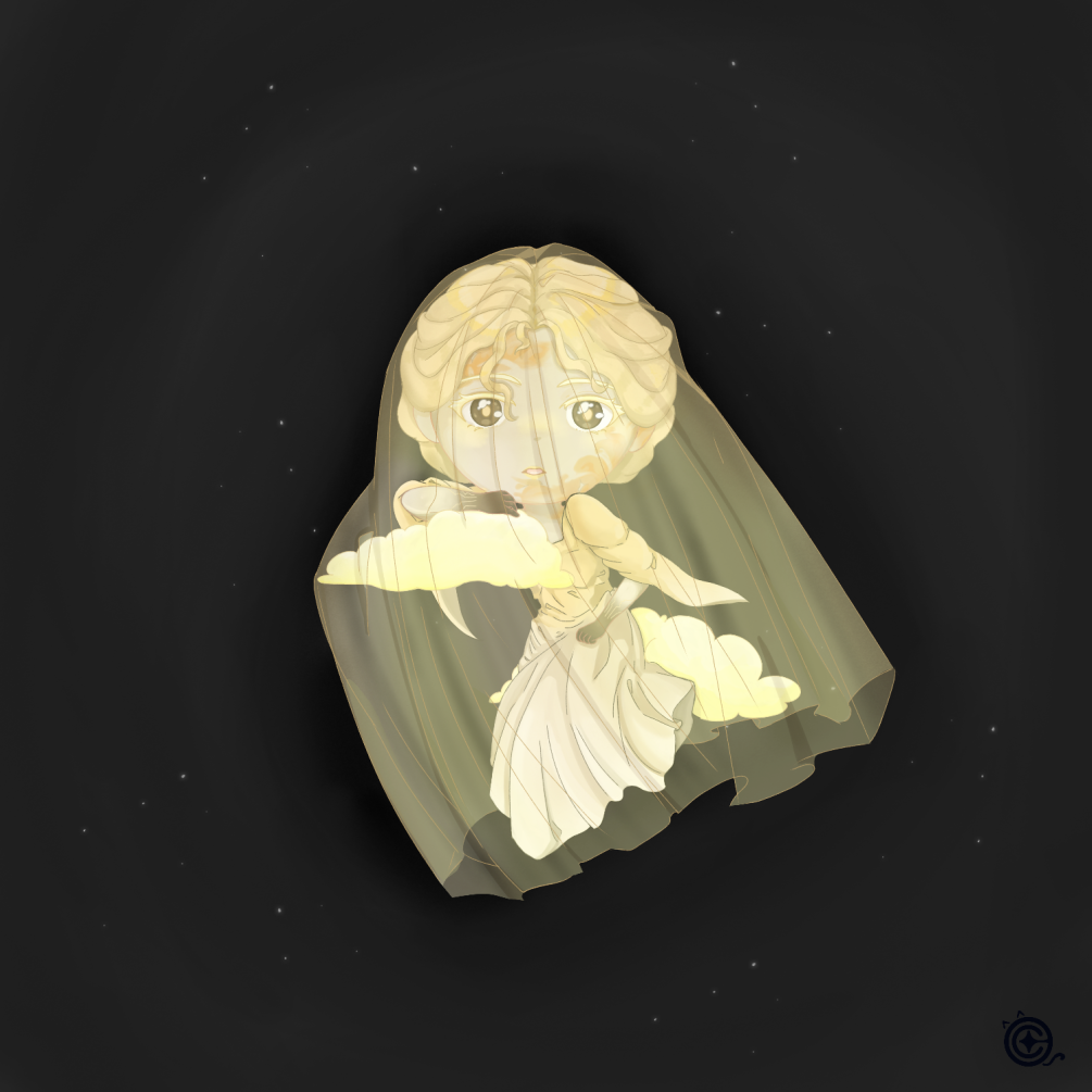 The World of Clouds ☁️ . . . . Planet Venus as a chibi character Venus ...