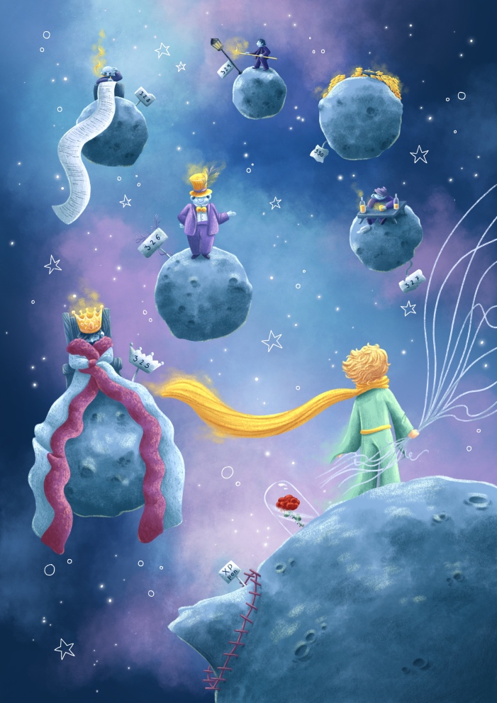Little Prince was a delicate one, still so brave to start a journey ...