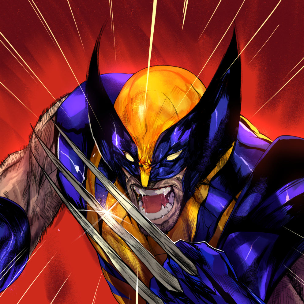 Wolverine Fan Art done using Magic Drawing Pad.