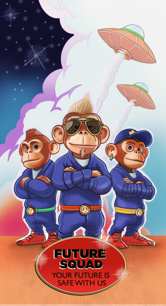 Future Squad, Using time travel to make secure the past doesn't change the future. This piece ...