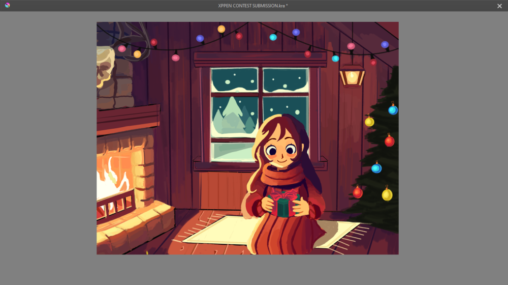 My submission for "The Journey of Miracles 2024 XPPen Christmas Drawing ...