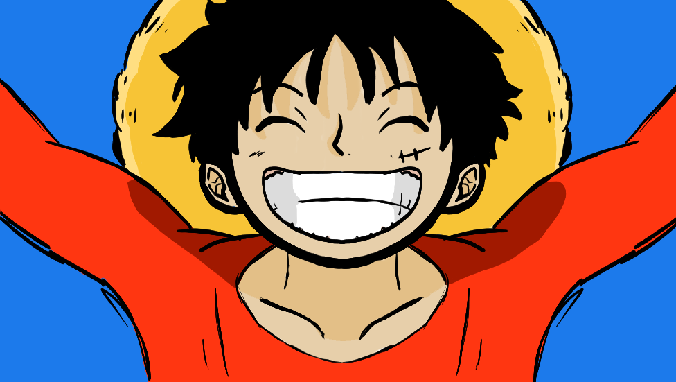 Monkey D. Luffy from One Piece. This is just some fanart because I love ...