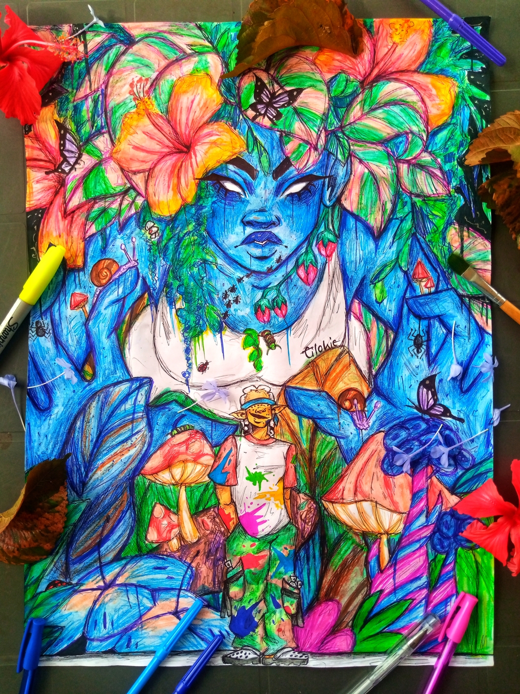 I really enjoy making character art with vibrant colours🌚🌚🔥