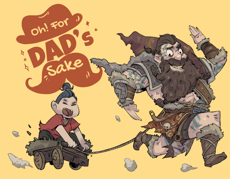 Art I did for Beard Sorcery Father's Day event. Art © Beard Sorcery