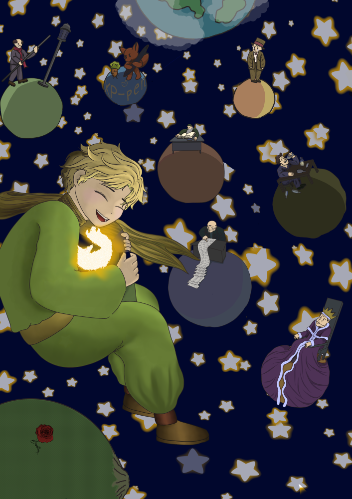 The little prince and the planets I visit . . . I couldn't upload it in ...
