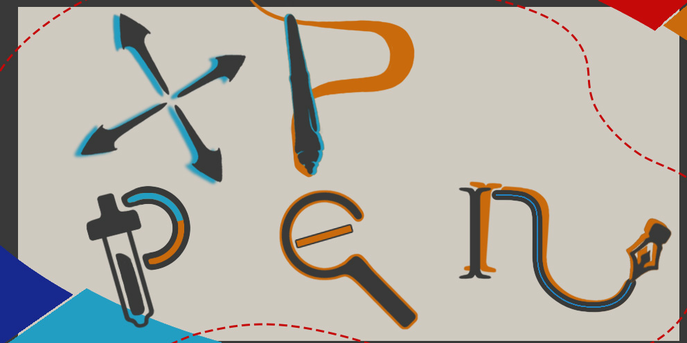 XP Pen logo I made using basic tools