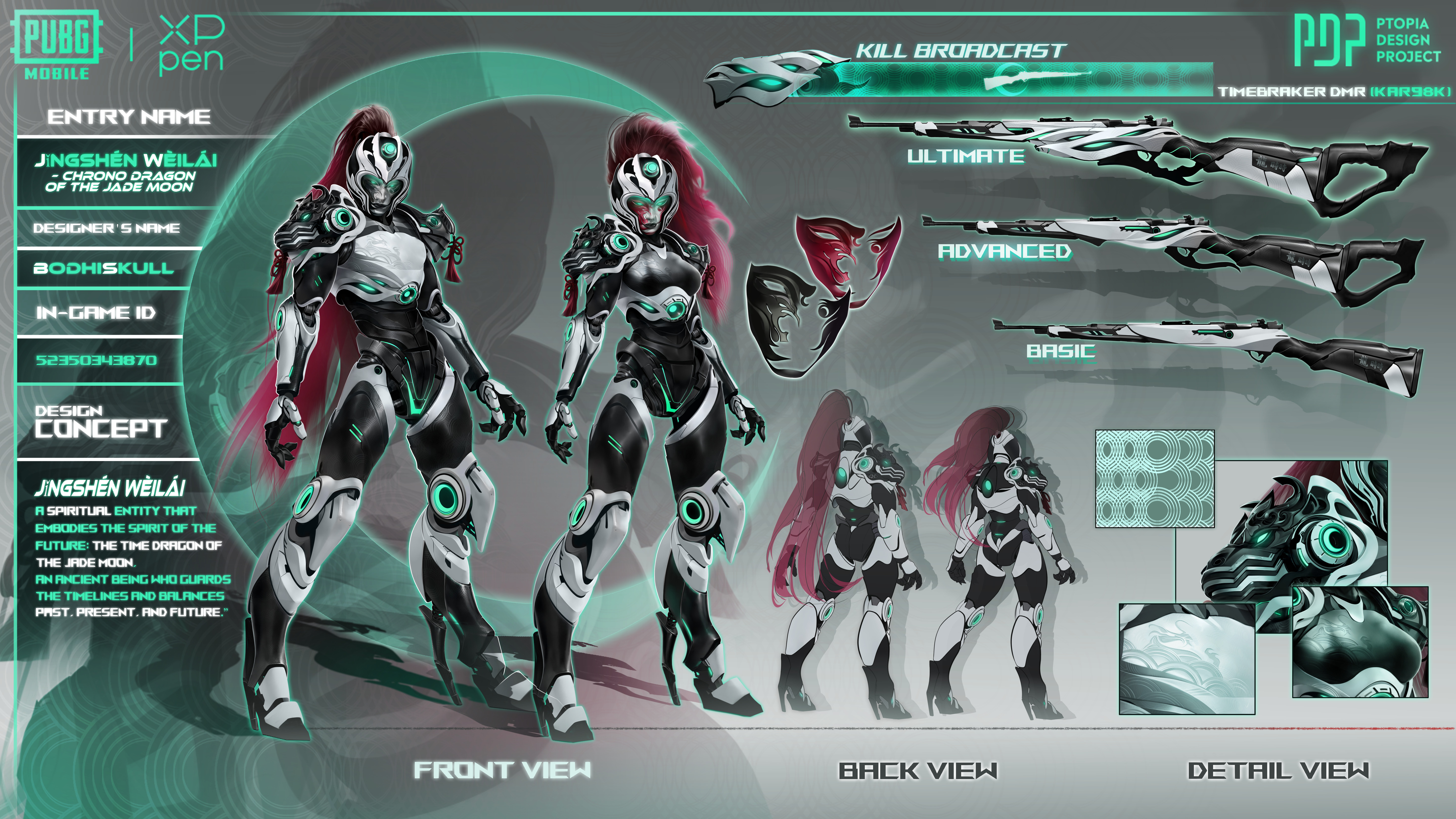 I based my whole concept around the themes of Mech Warrior, Time Travel ...