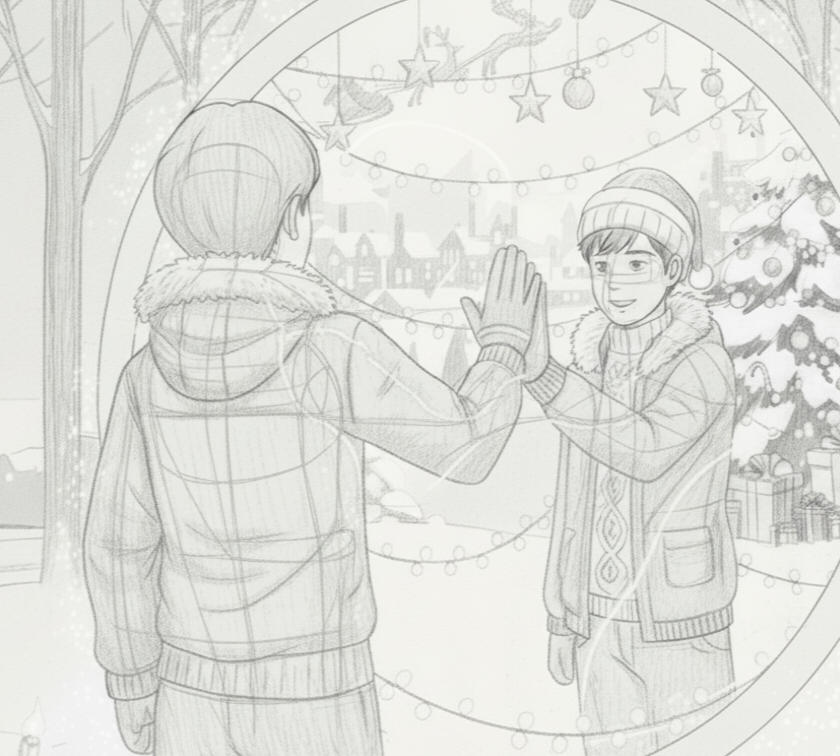 Digital illustration created using clean line art and flat color ...