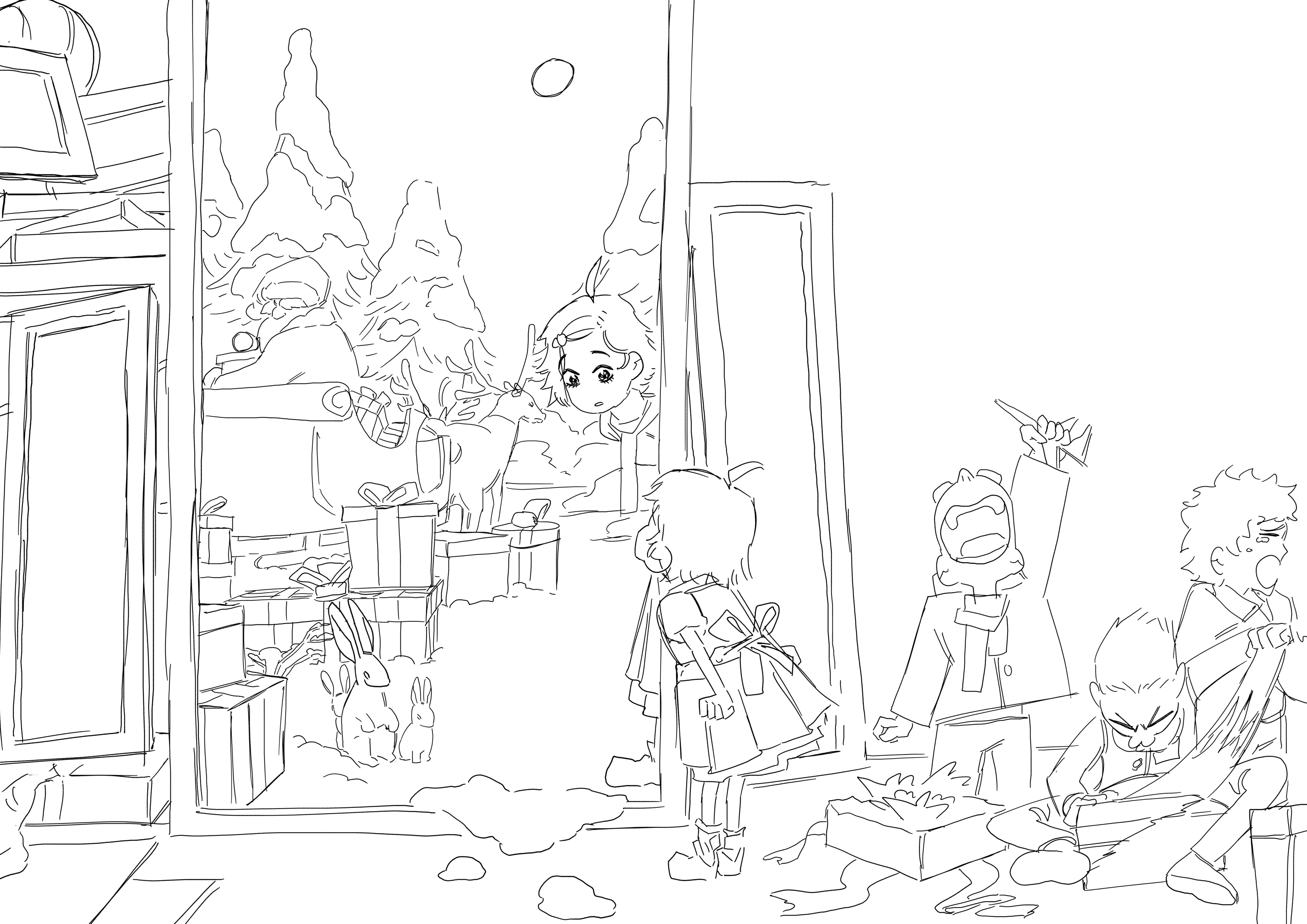 In this piece I tried to express curiosity through time travel story ...