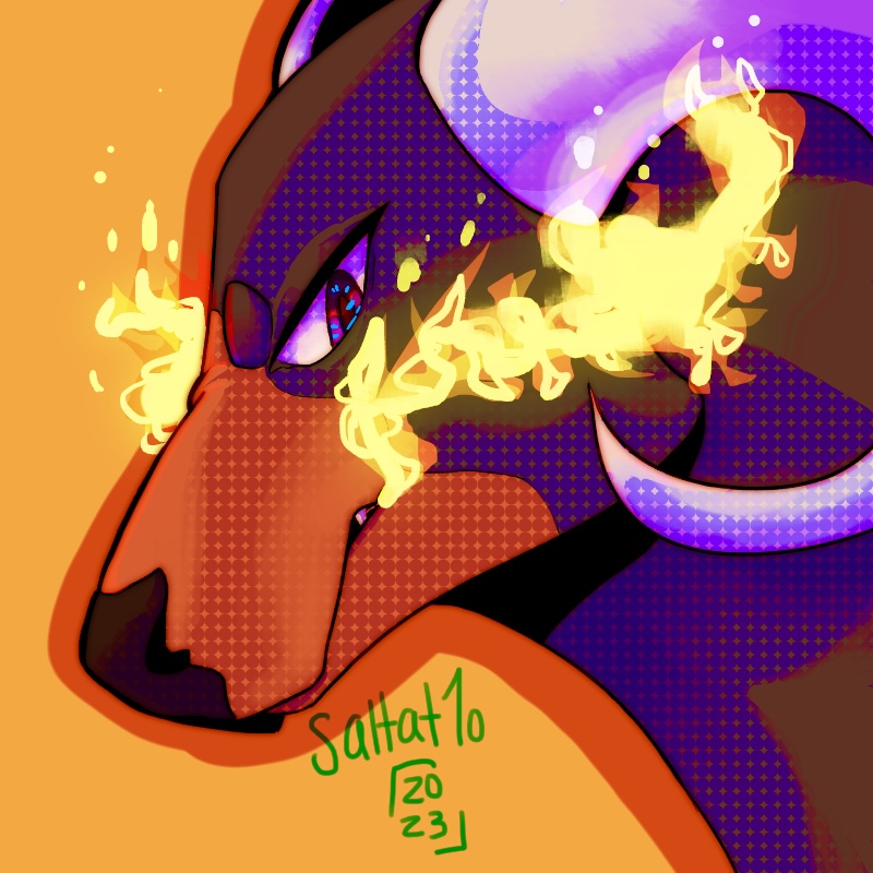 houndoom! houndoom is one of my favorites, and i had fun with this ...